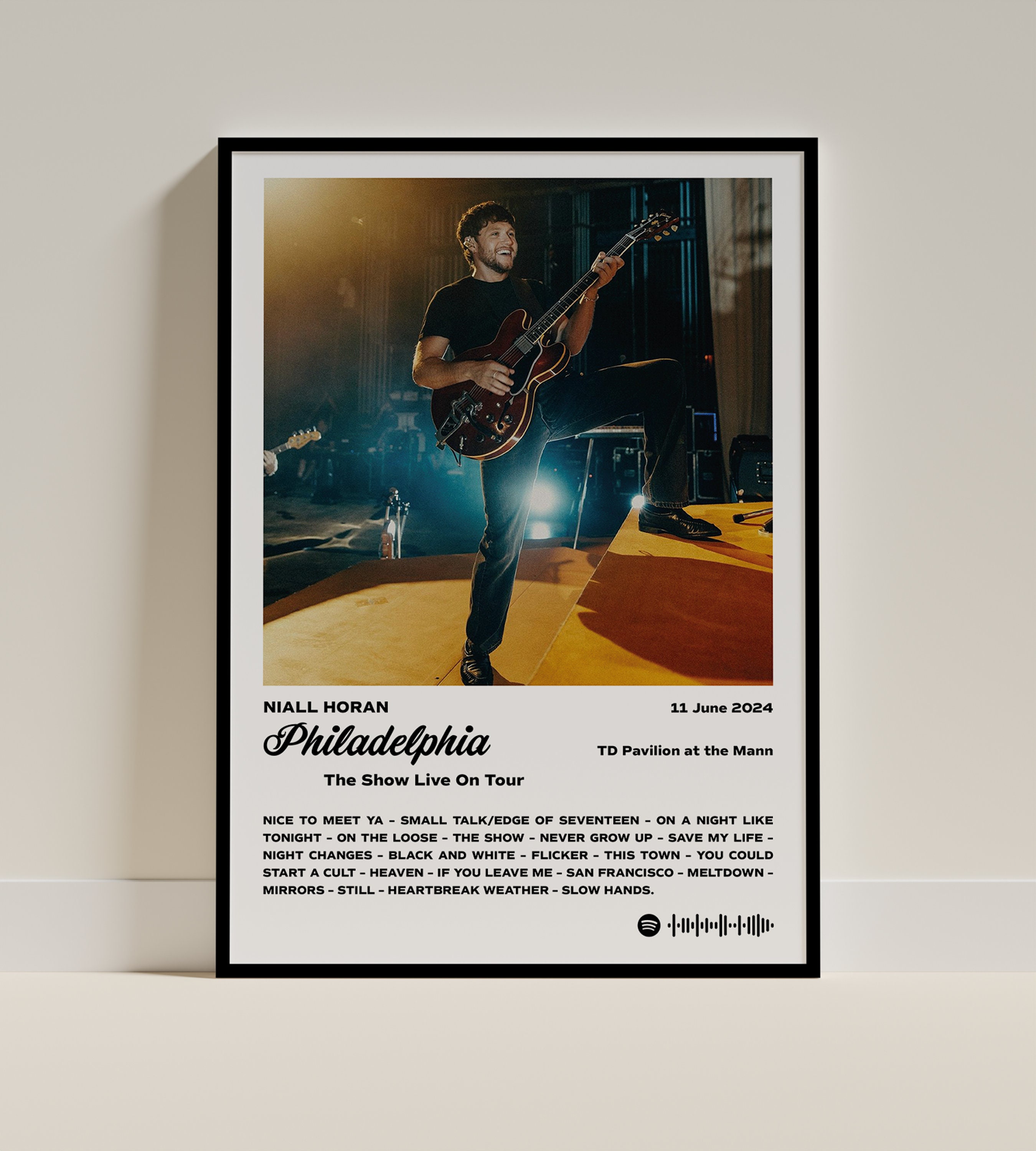 Niall Horan the Show Live on Tour Philadelphia TSLOT Setlist Digital ...