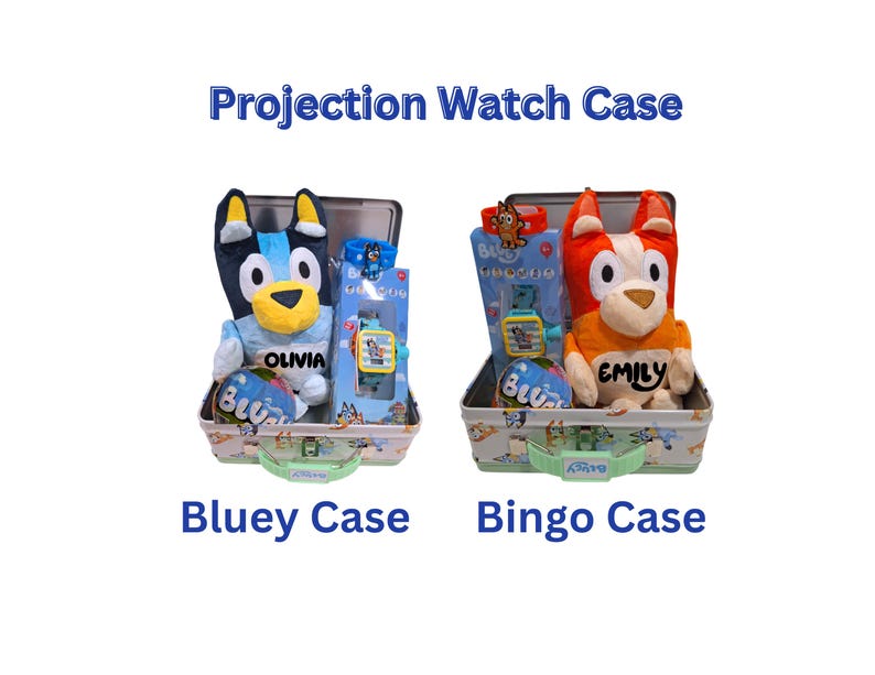 Custom Bluey Bingo Gift Basket, Personalized Plushie Birthday ...