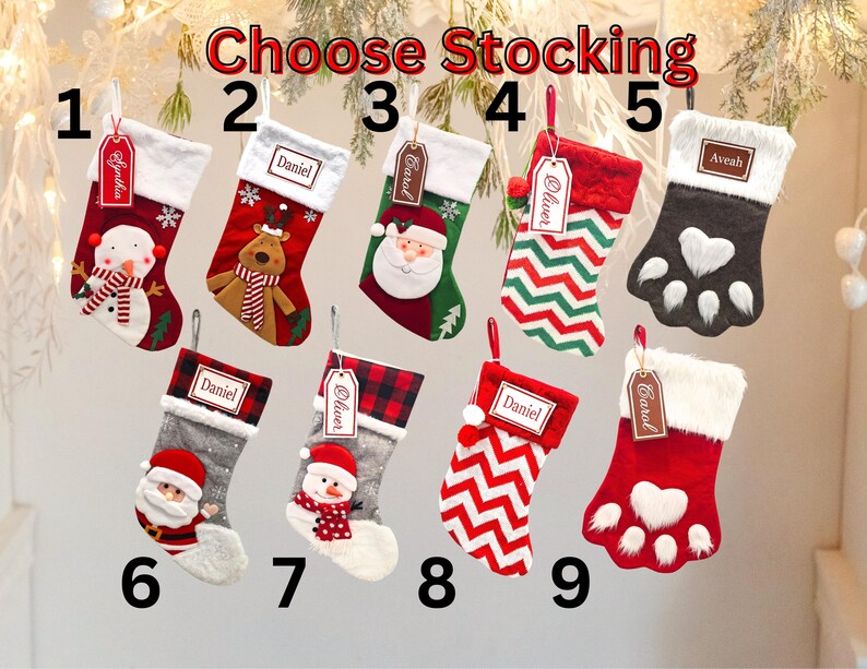 Bluey Bingo Plush Prefilled Christmas Stocking Leather Tags Bluey ...
