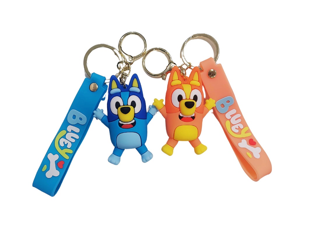 Bluey Keychain & Bingo Keyring Gift, Cute Bluey Accessory, Collectible ...