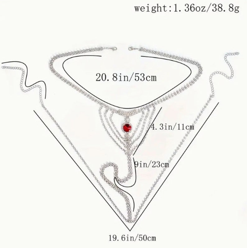 Clitorial jewelry non piercing with chain belt for women, intimate ...