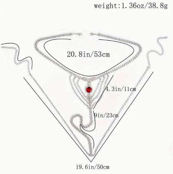 Clitorial jewelry non piercing with chain belt for women, intimate ...