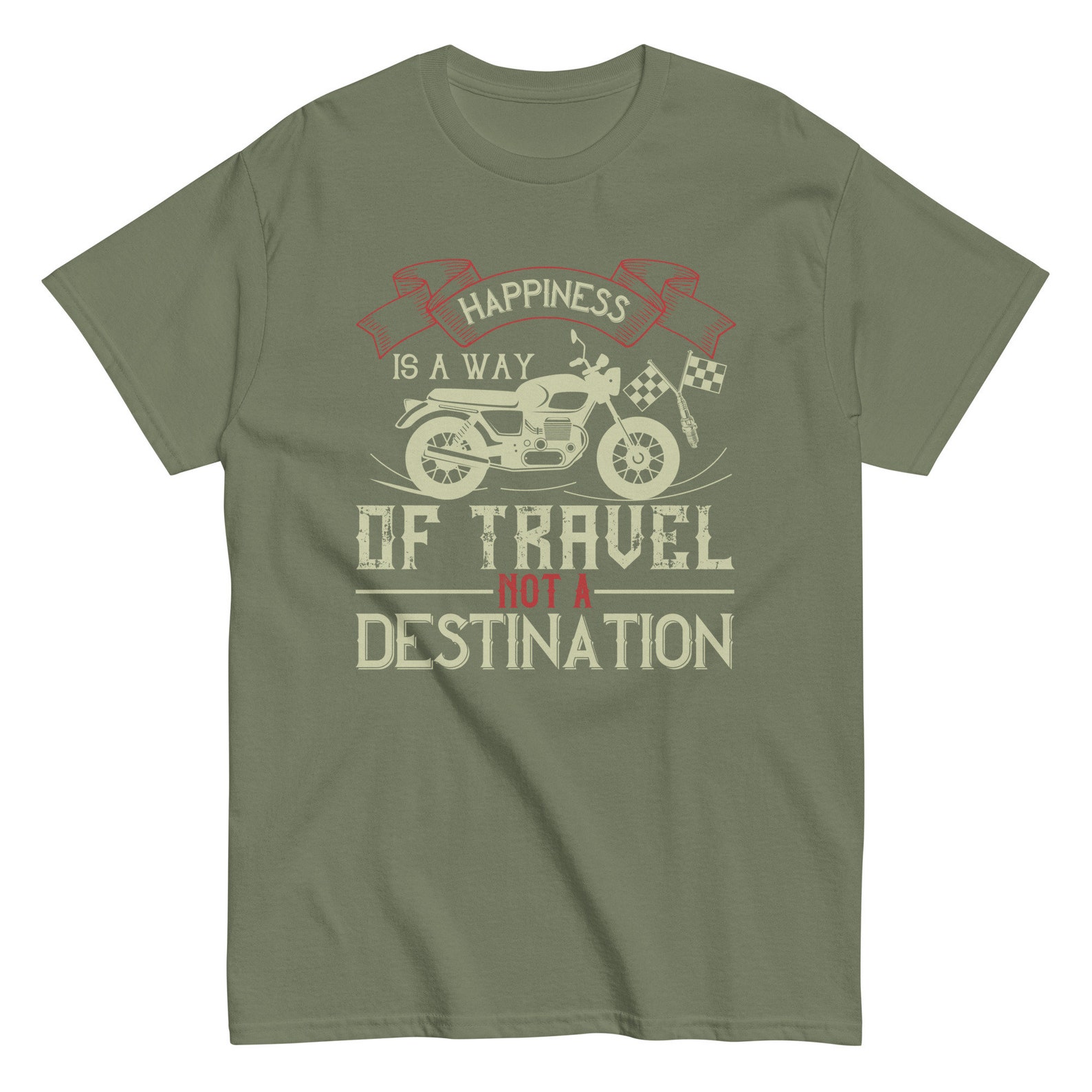 Mens Graphic Biker Tee | Travel | Open Road | Free Ride | Motorcycle - Etsy