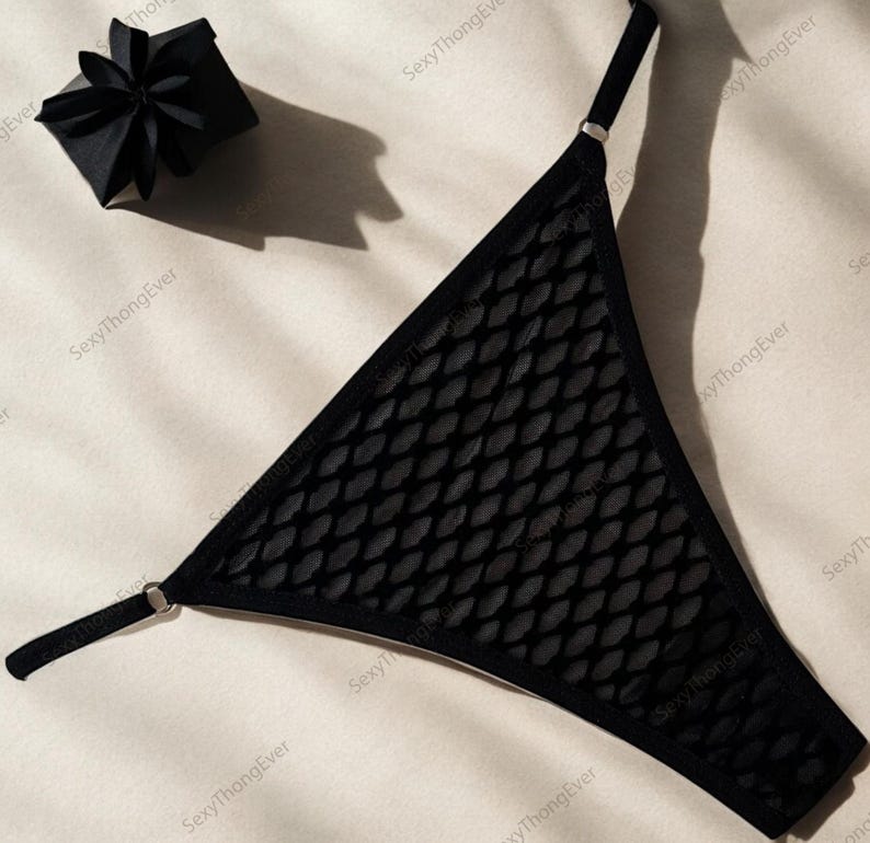 Custom Name Thong G-strings With Silver Charms Personalized Thong for ...