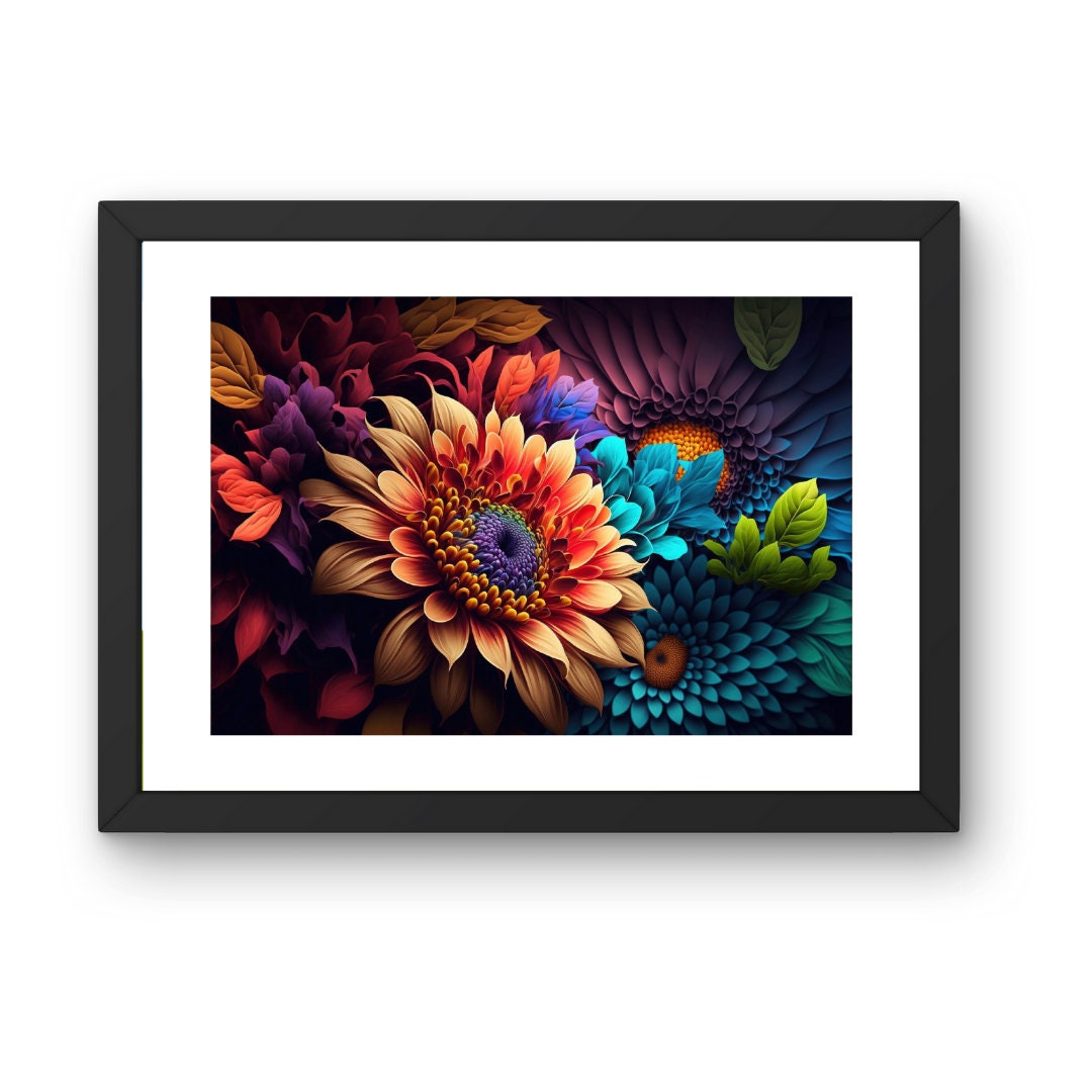 Sticaro abstractt Floral Background Photo Frames Abstract Seamless ...