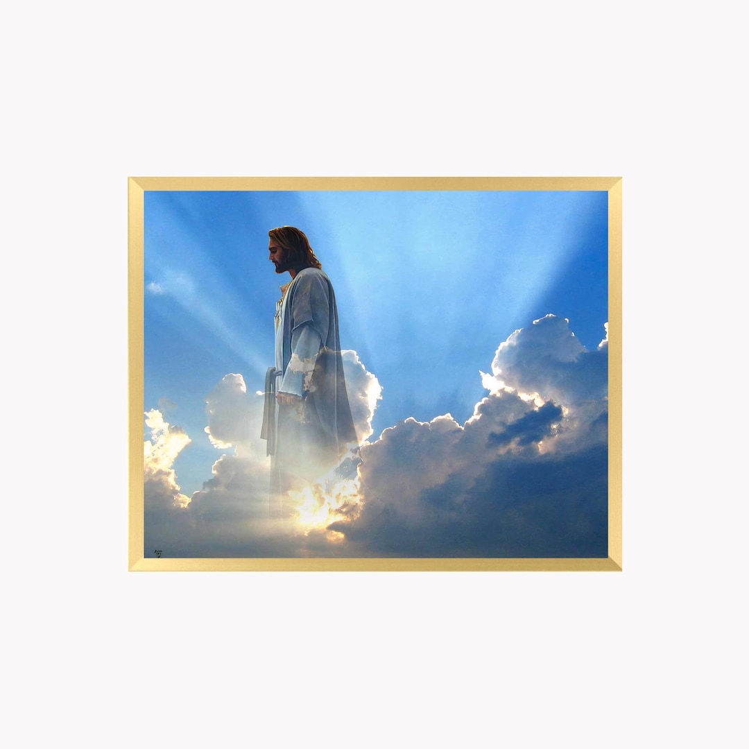 Sticaro | Premium Christian God in Sky Background Jesus Christ ...
