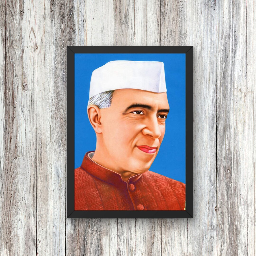 Sticaro Jawaharlal Nehru Framed or Unframed Print Jawaharlal Nehru ...