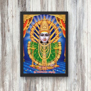 Sticaro | Premium Hindu Lord Renuka Yallamma God | Religious Framed ...