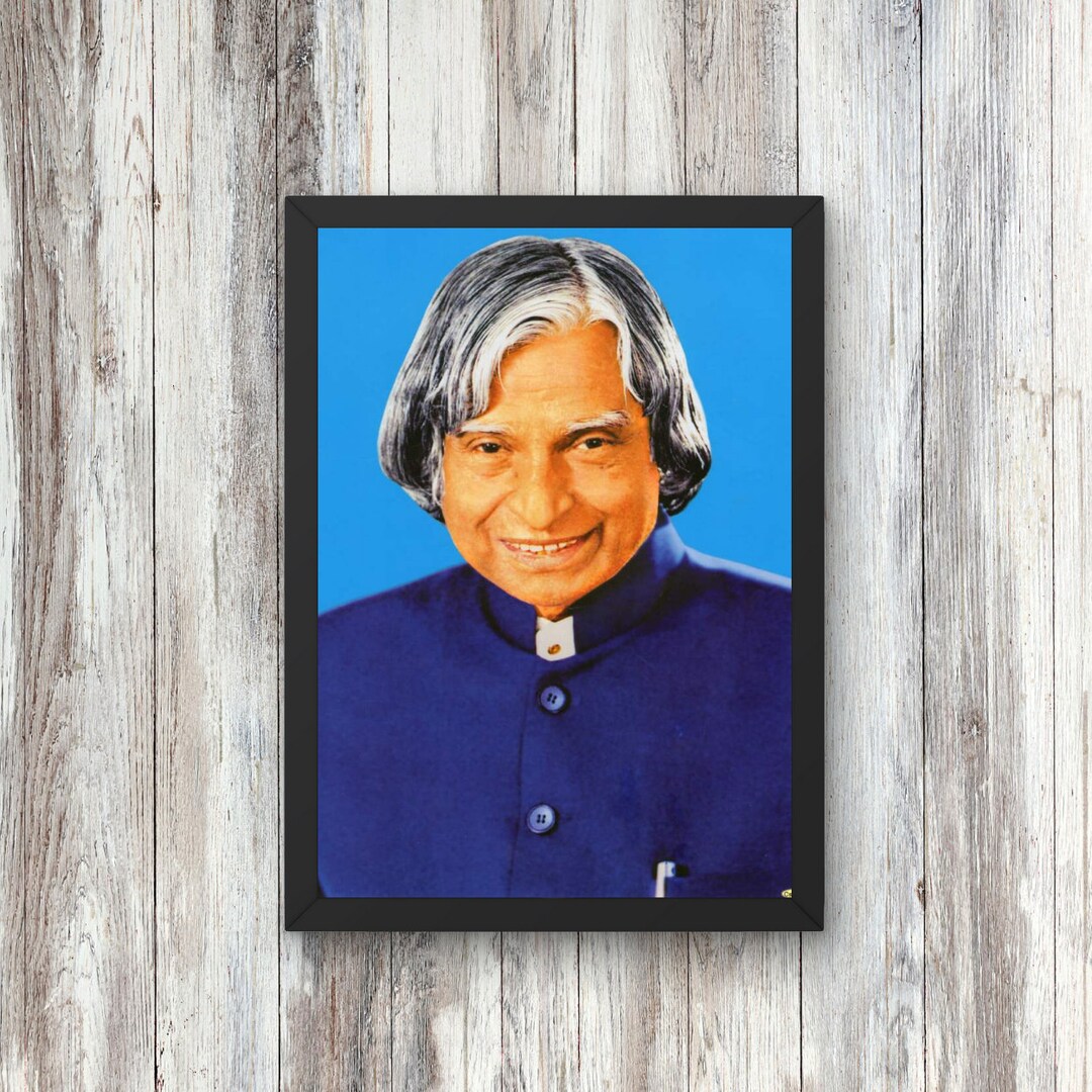 Sticaro | A. P. J. Abdul Kalam Framed or Unframed Print | A. P. J ...