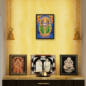 Sticaro | Premium Hindu Lord Renuka Yallamma God | Religious Framed ...
