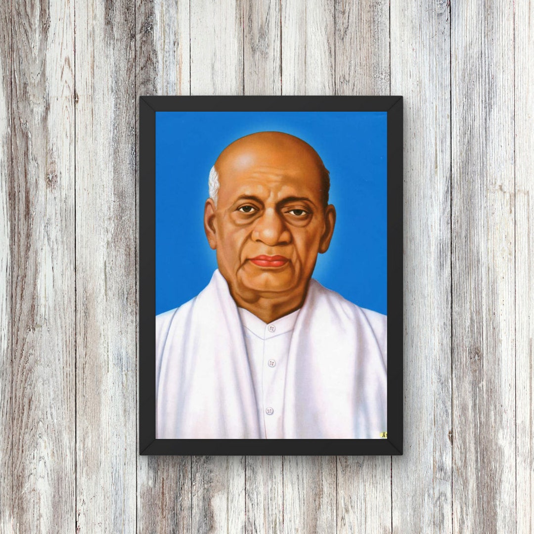 Sticaro | Sardar Vallabhbhai Patel Framed or Unframed Print | Sardar Vallabhbhai Patel Portrait ...