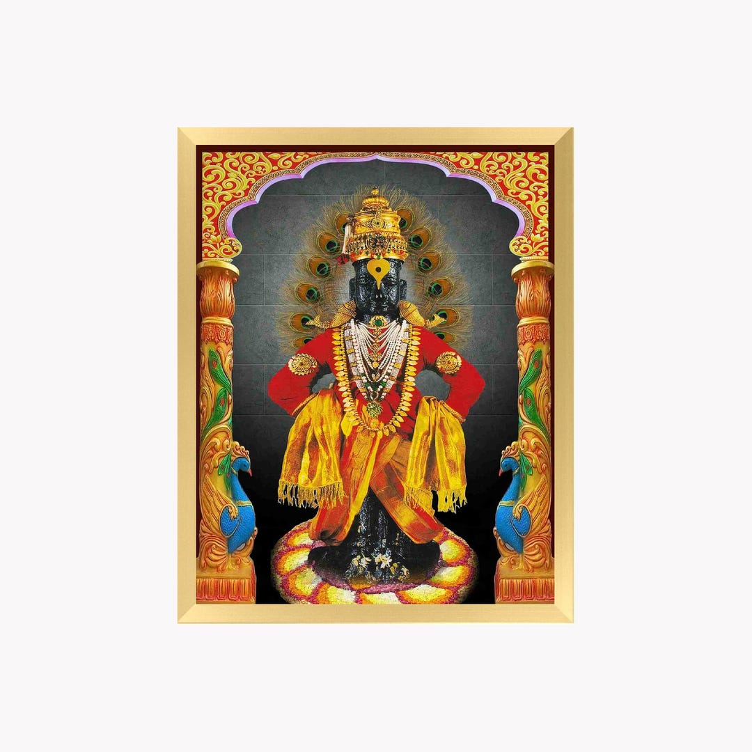 Sticaro | Premium Hindu Lord-vitthal-pandurang God | Religious Framed ...