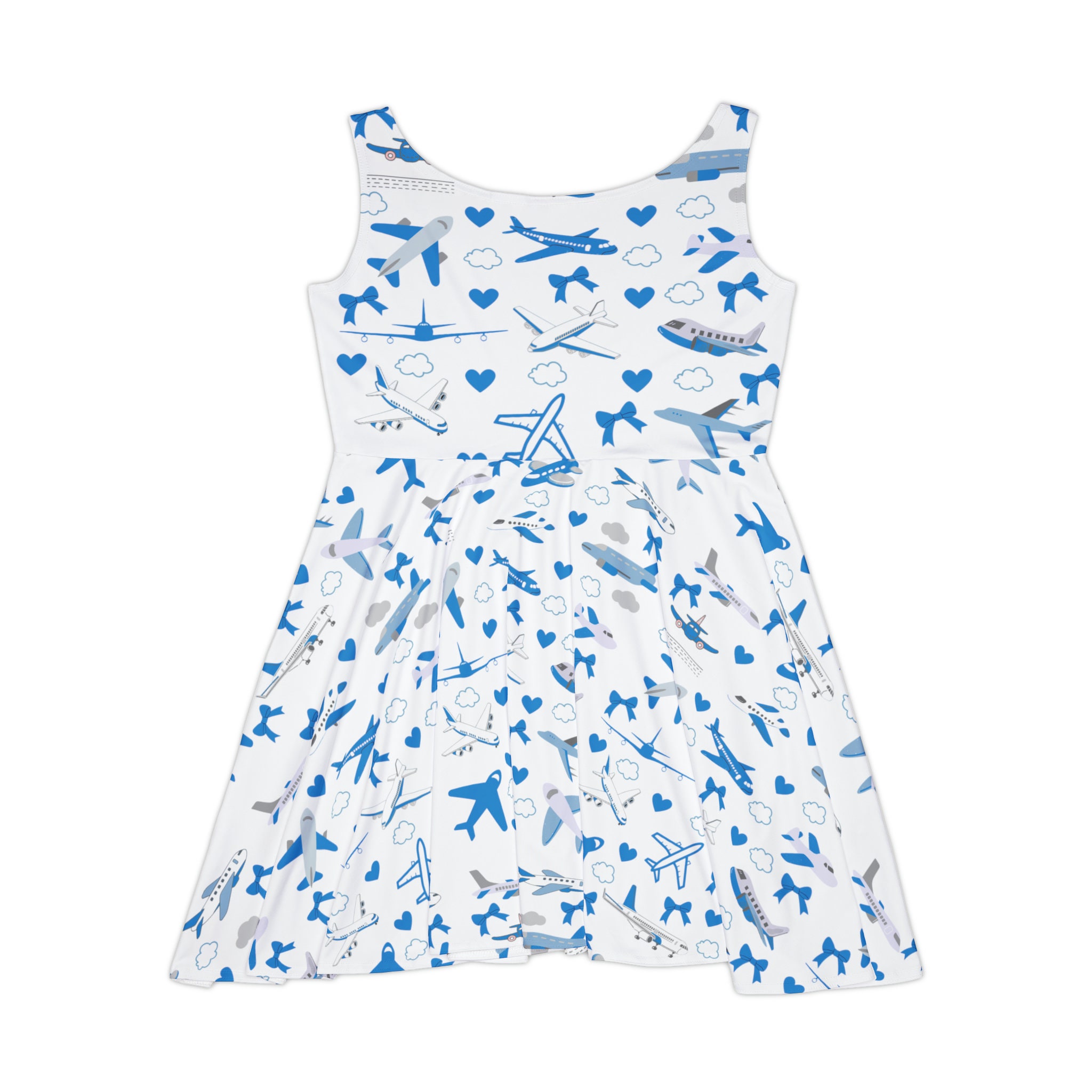Airplane Pattern Women's Skater Dress AOP - Etsy