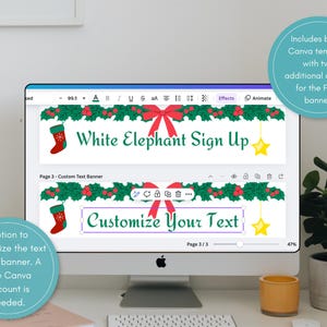 Gift Exchange Google Form Template | Editable | Instant Digital ...