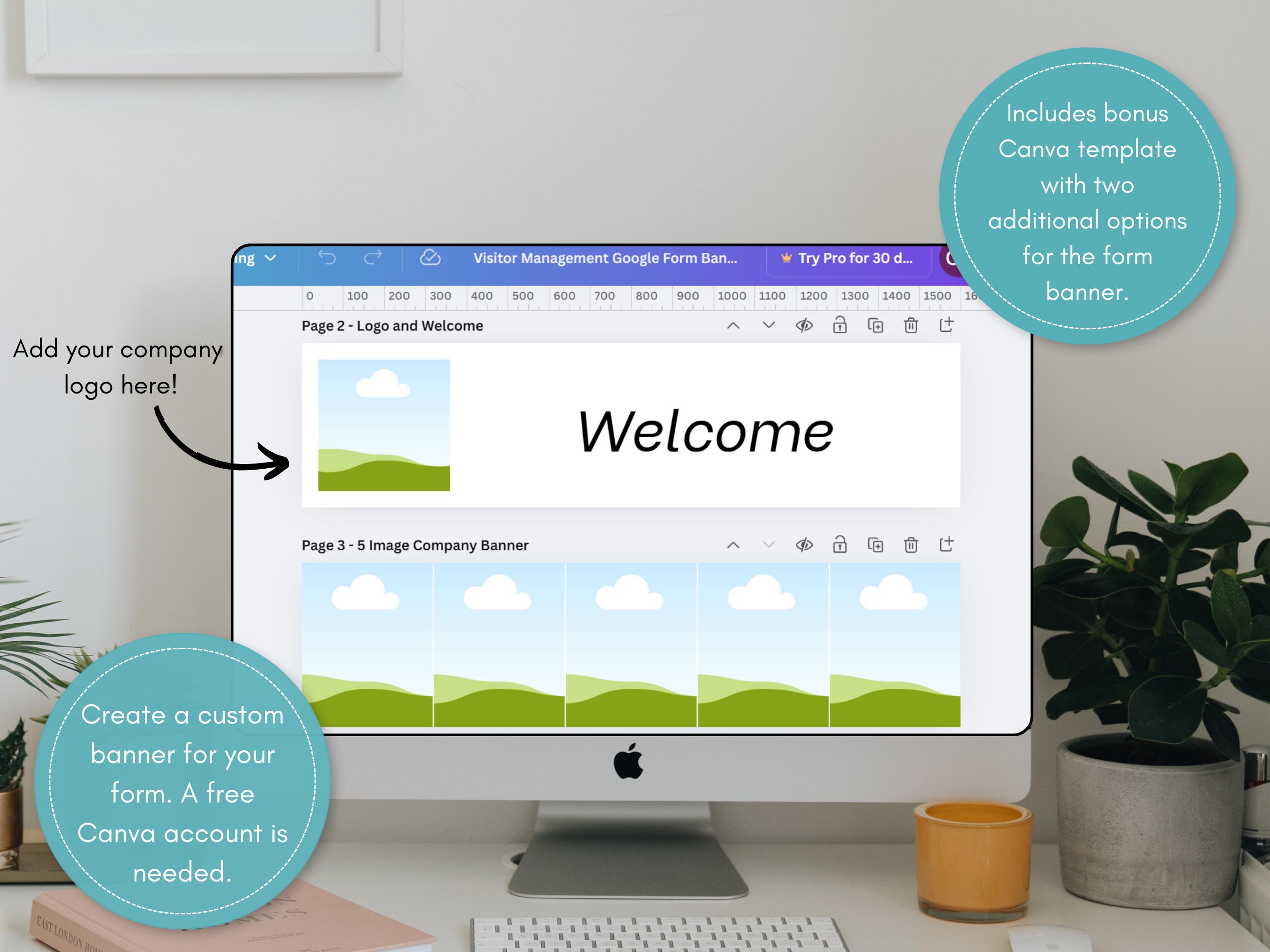 Guest Check-in Google Form Template | Editable | Instant Digital ...