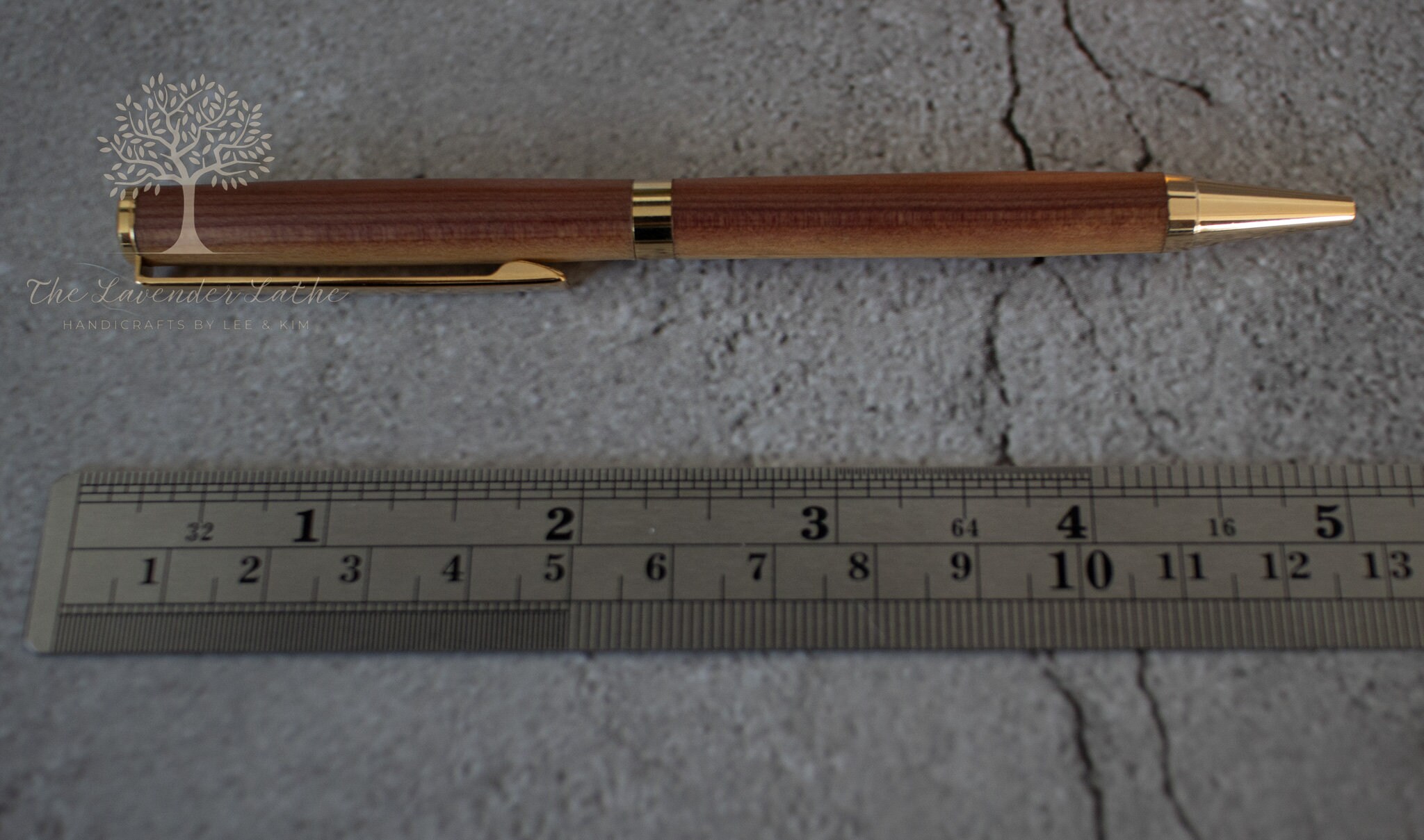 Handmade Slimline Gold Pen Made From Florida Cedar Wood #022 - Etsy