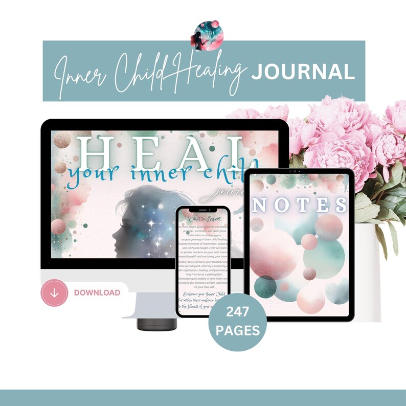 Heal Your Inner Child Journal, Self-reflection Emotional Healing ...