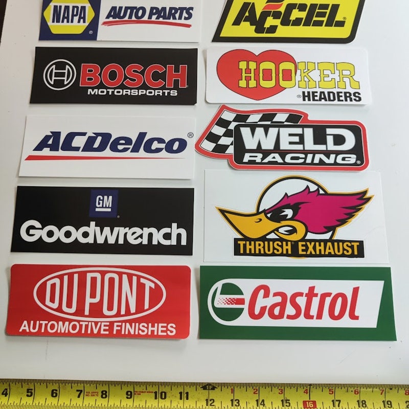 Nascar Stickers - Etsy