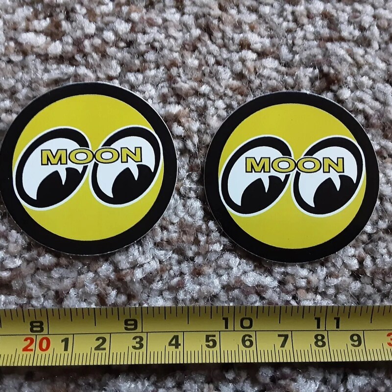 Moon Racing Decal - Etsy