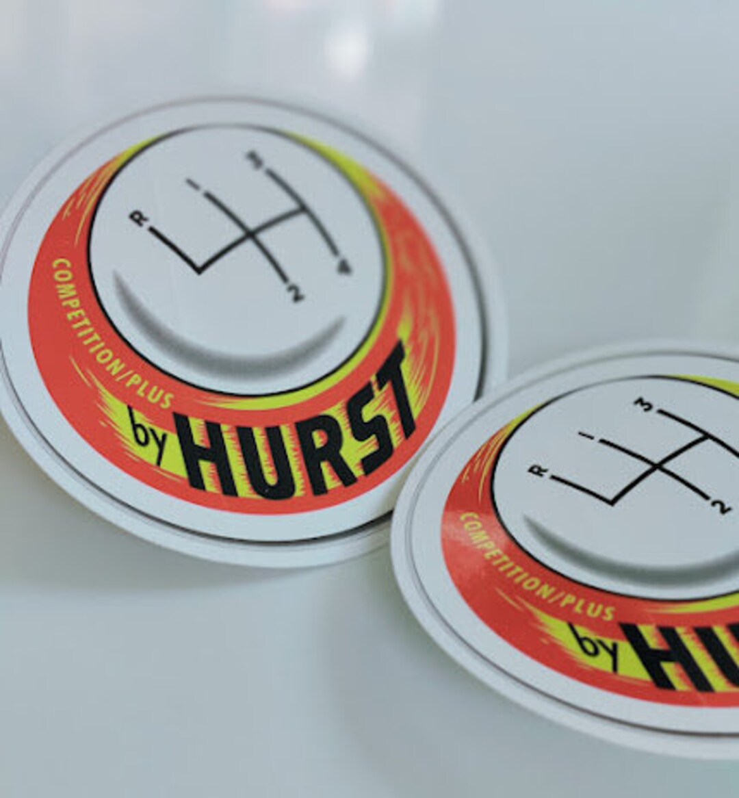 Hurst Shifter Ball Classic Vintage Racing Decals Vinyl Stickers NHRA ...