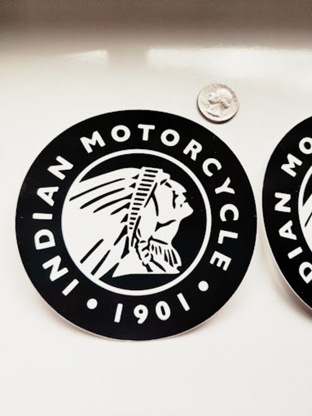 Indian Motorcycle Classic Decals Stickers Bike Since 1901 5" - Etsy