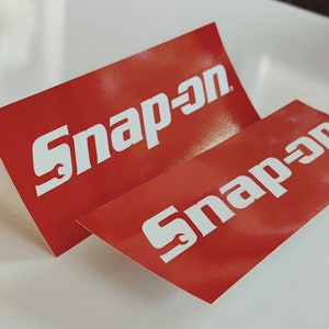 Snap on Tools Vinyl Decals Racing Tool Box Stickers Large Rare - Etsy ...