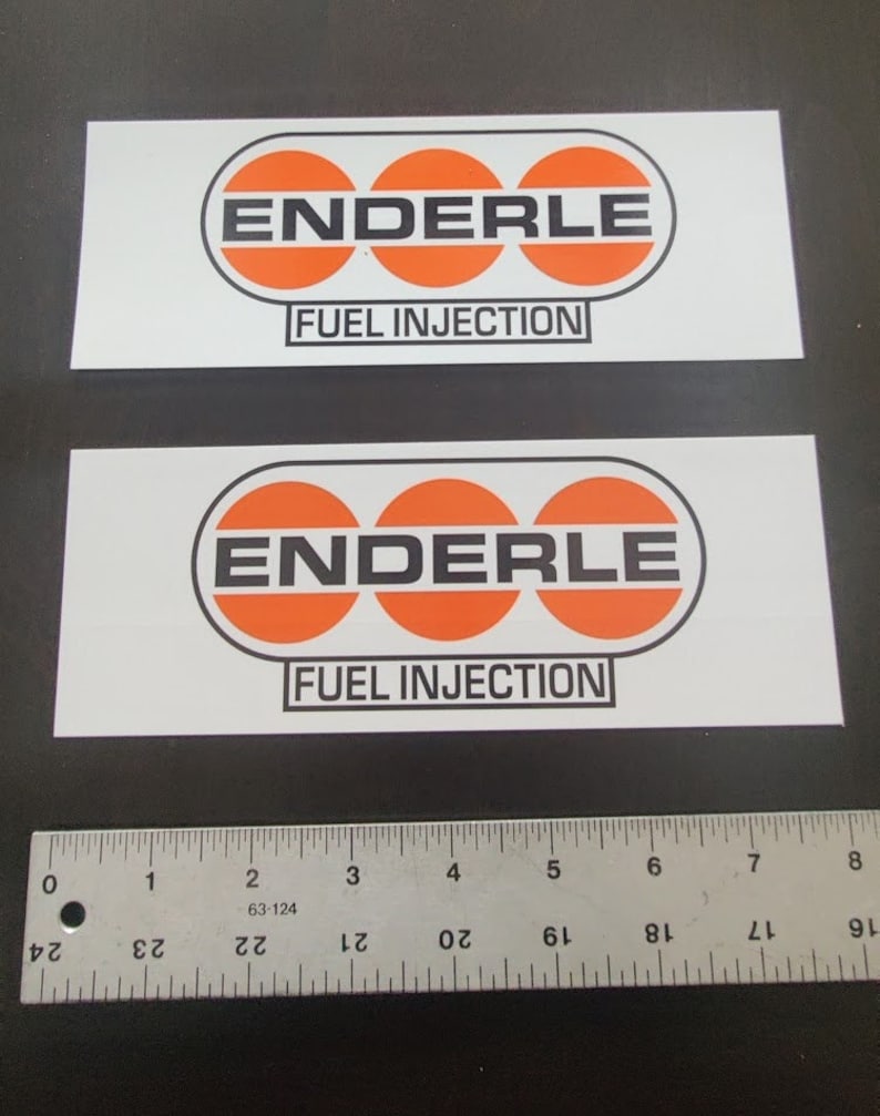 Enderle Fuel Injection Racing Decals Vinyl Stickers NHRA Nascar ...