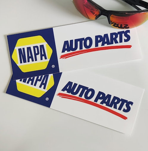 Vintage Napa Auto Parts Vinyl Decals - Racing Tool Box Stickers (pair ...