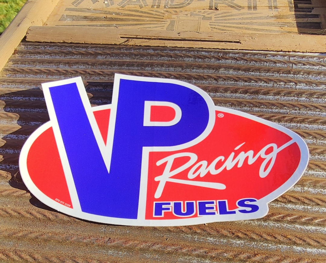 Single VP Racing Fuels Vintage Style Vinyl Decal Sticker Drag Racing ...