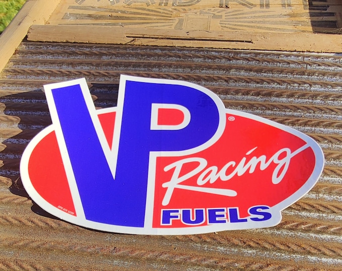 Vintage Style Oil Gas Vinyl Decal Sticker Racing Race Car Drag Racing ...
