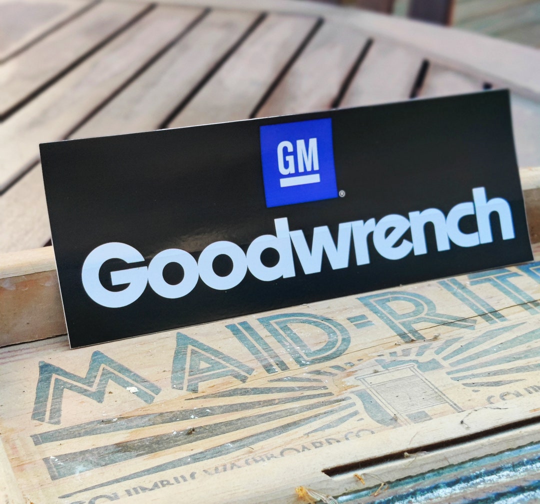 Goodwrench Racing Vinyl Decal - Vintage Style, Toolbox Decor, Made in ...