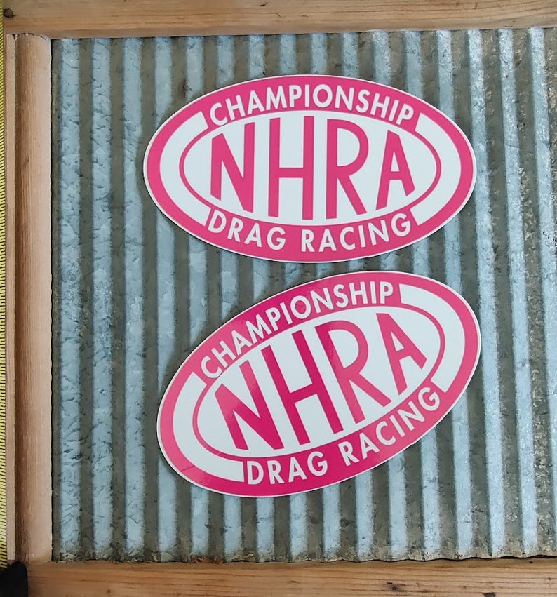 NHRA Pink Awareness Racing Decals Stickers Rat Rod Outlaw Nascar - Etsy