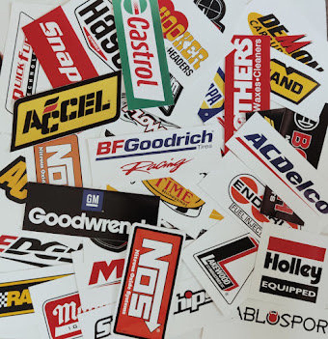 Beer Fridge Pack 36 Drag Race & Hot Rod Vinyl Decals. Includes ...