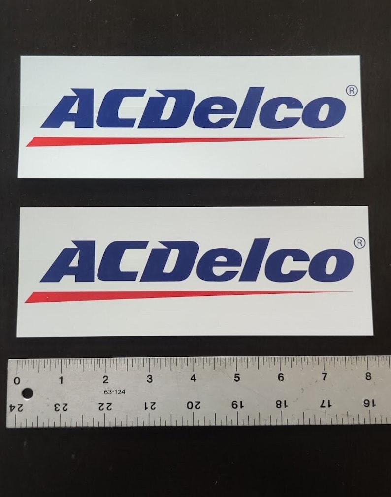 AC DELCO Classic Racing Decals Stickers Nascar NHRA Hot Rod Plugs ...