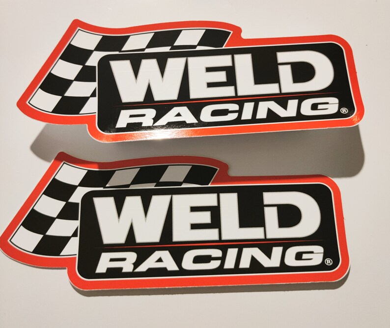 Weld Racing Wheels Classic Racing Decals Stickers Vinyl Outlaw NHRA ...