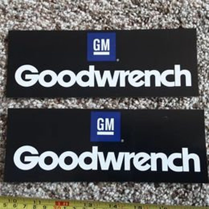 Gm Goodwrench Vintage Style Racing Vinyl Decals Drag Racing Toolbox ...
