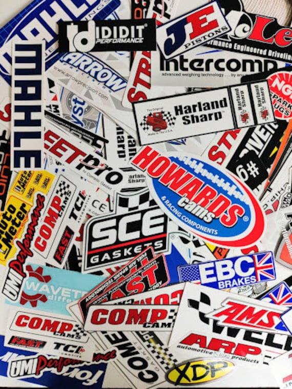 Vintage Nascar Racing Decals Stickers