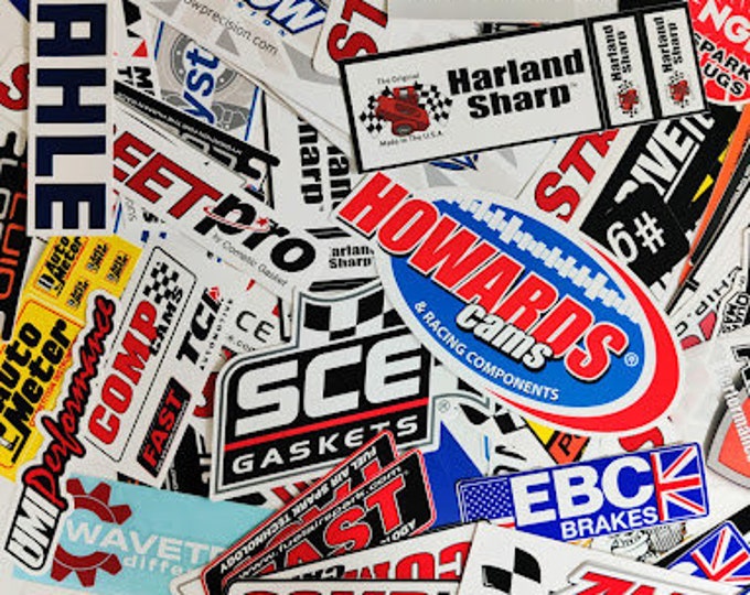 Vintage and Various Racing Decals Stickers NHRA NASCAR Street Outlaws ...