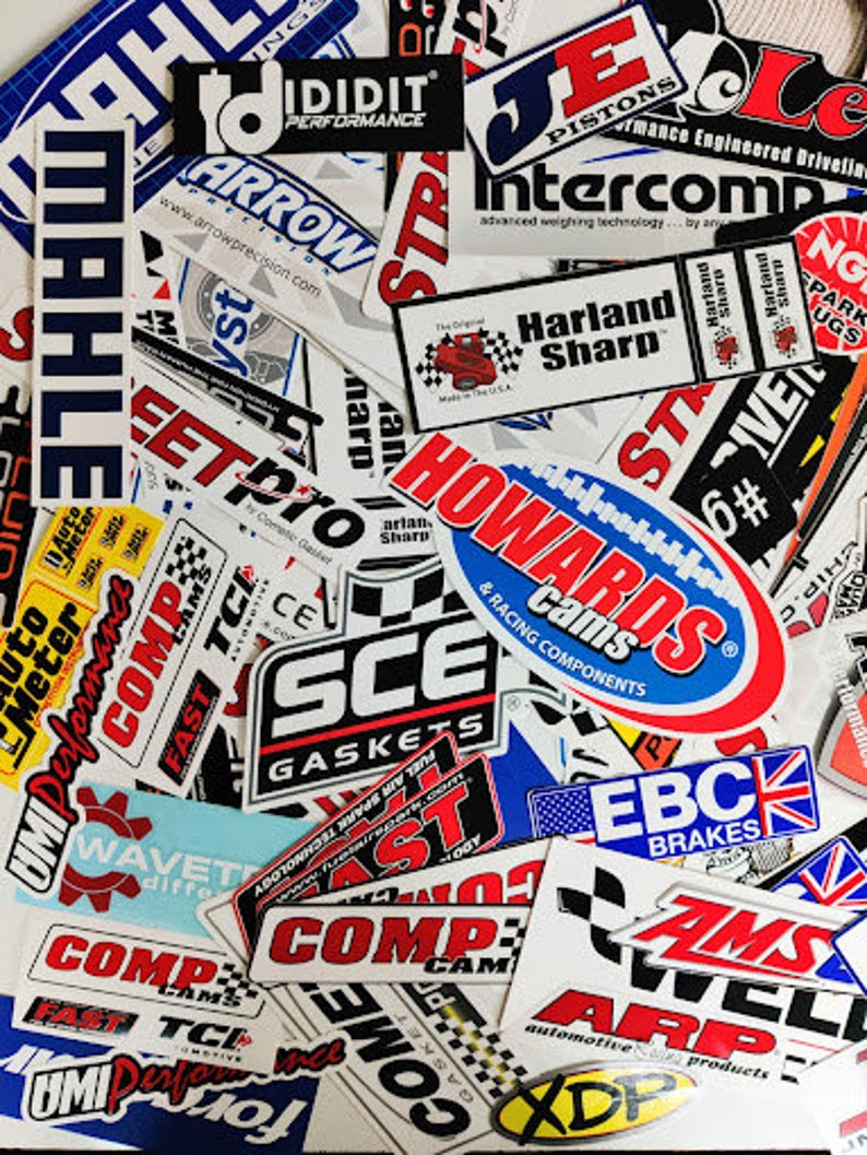 Vintage and Various Racing Decals Stickers NHRA NASCAR Street Outlaws ...