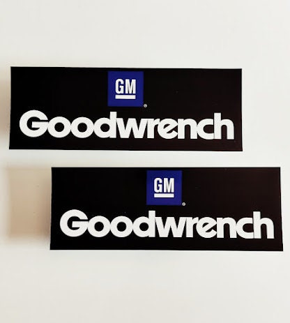 Goodwrench Racing Vinyl Decal - Vintage Style, Toolbox Decor, Made in ...