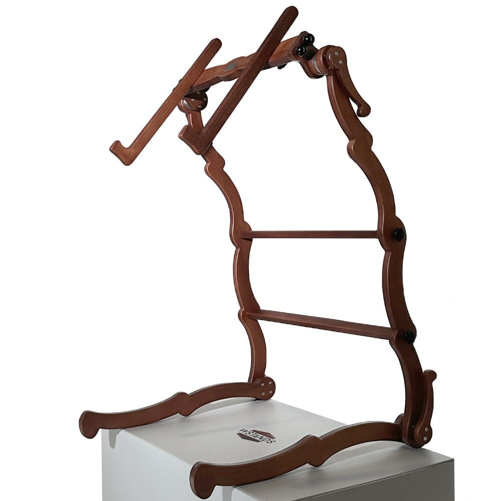 Adjustable Wooden Embroidery Floor Stand: Handmade Cross Stitch Frame ...