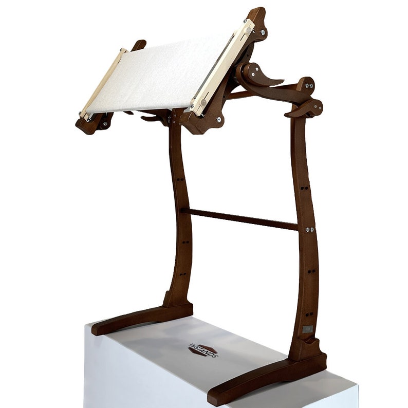 Adjustable Wooden Floor Embroidery Stand: Hands-free Cross Stitch Q ...
