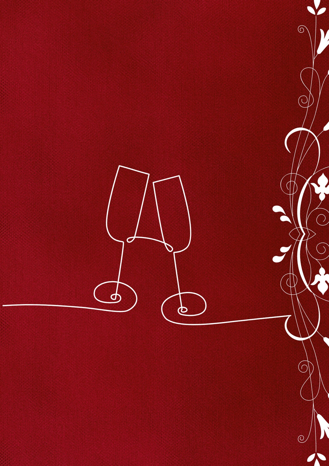 Playing Cards Themed Menu Template - Etsy