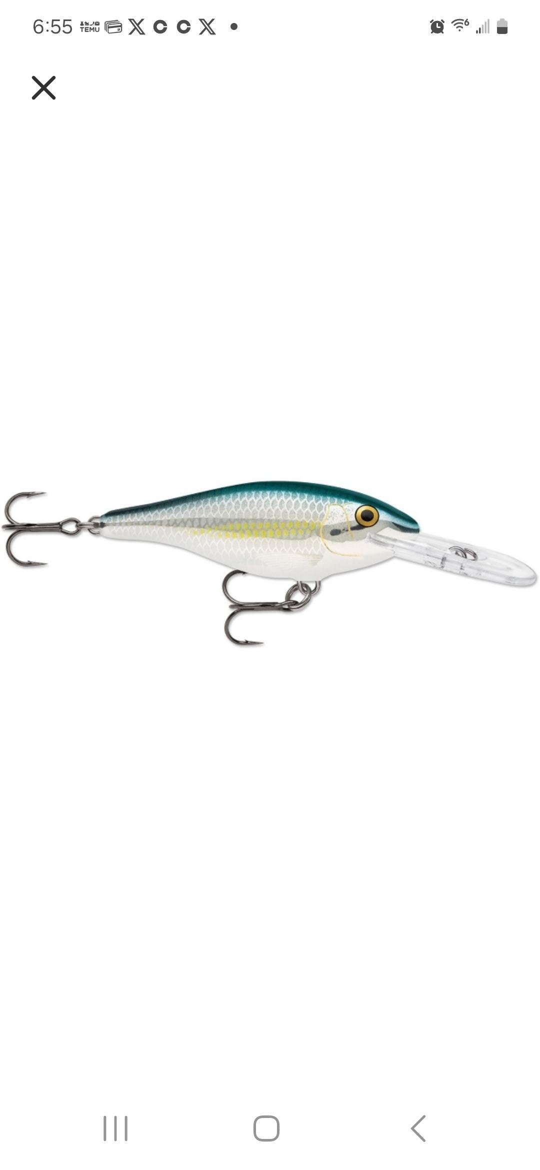 Rapala Shad Rap SR07 ALB Bleak - Etsy