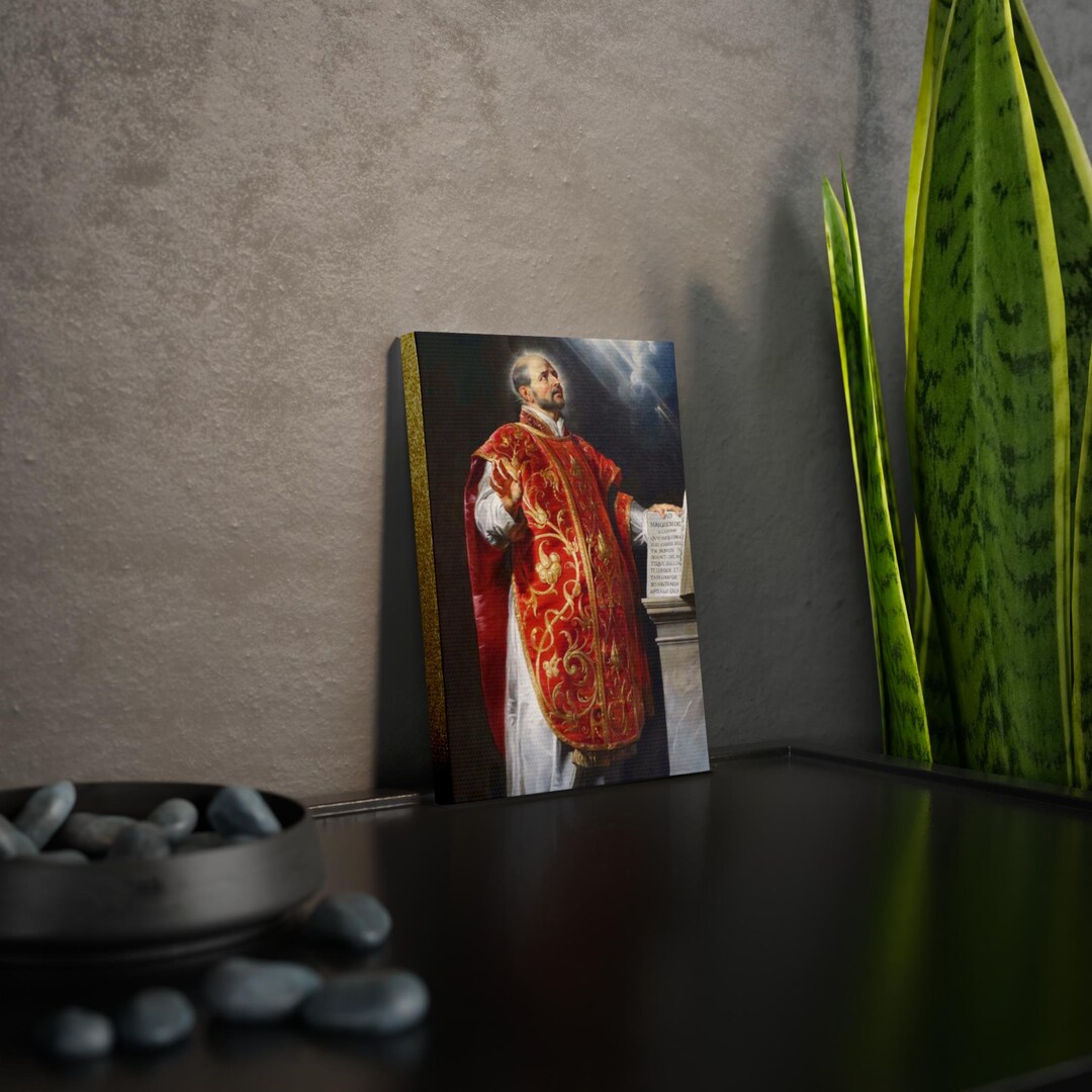 Reuben's Saint Ignatius of Loyola 5"x7" Catholic Art Canvas Photo Print ...