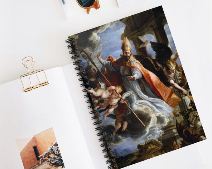 Saint Augustine of Hippo Journal Sanctified Souls Art Religious Based ...