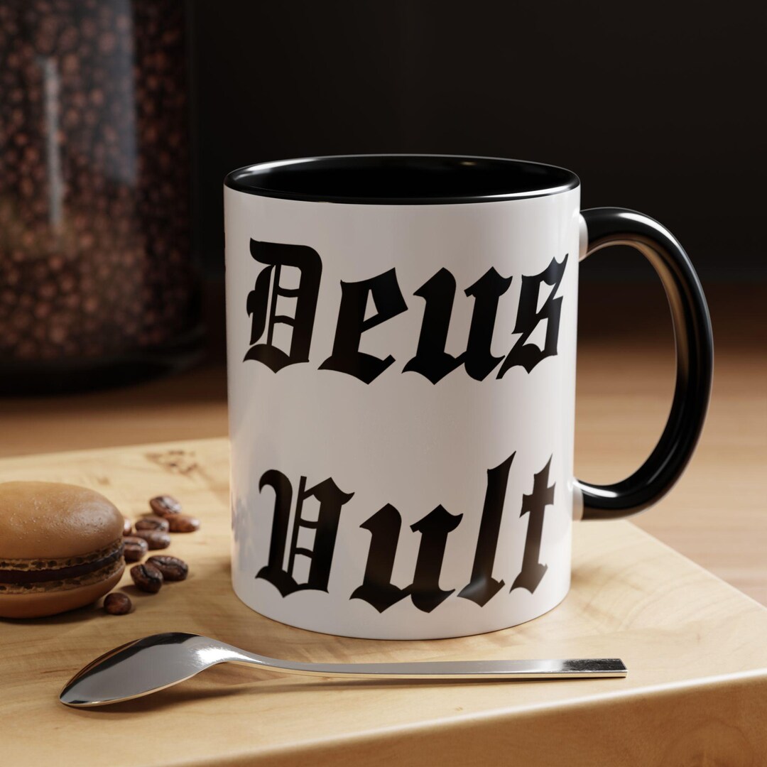 Deus Vult Mug: Latin Quote, Crusader Gift, History Buff Mug - Etsy