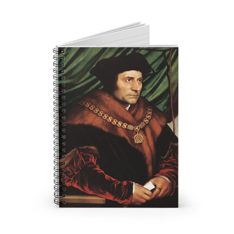 St. Thomas More Catholic Journal: Vintage Saint Art Spiral Notebook - Etsy