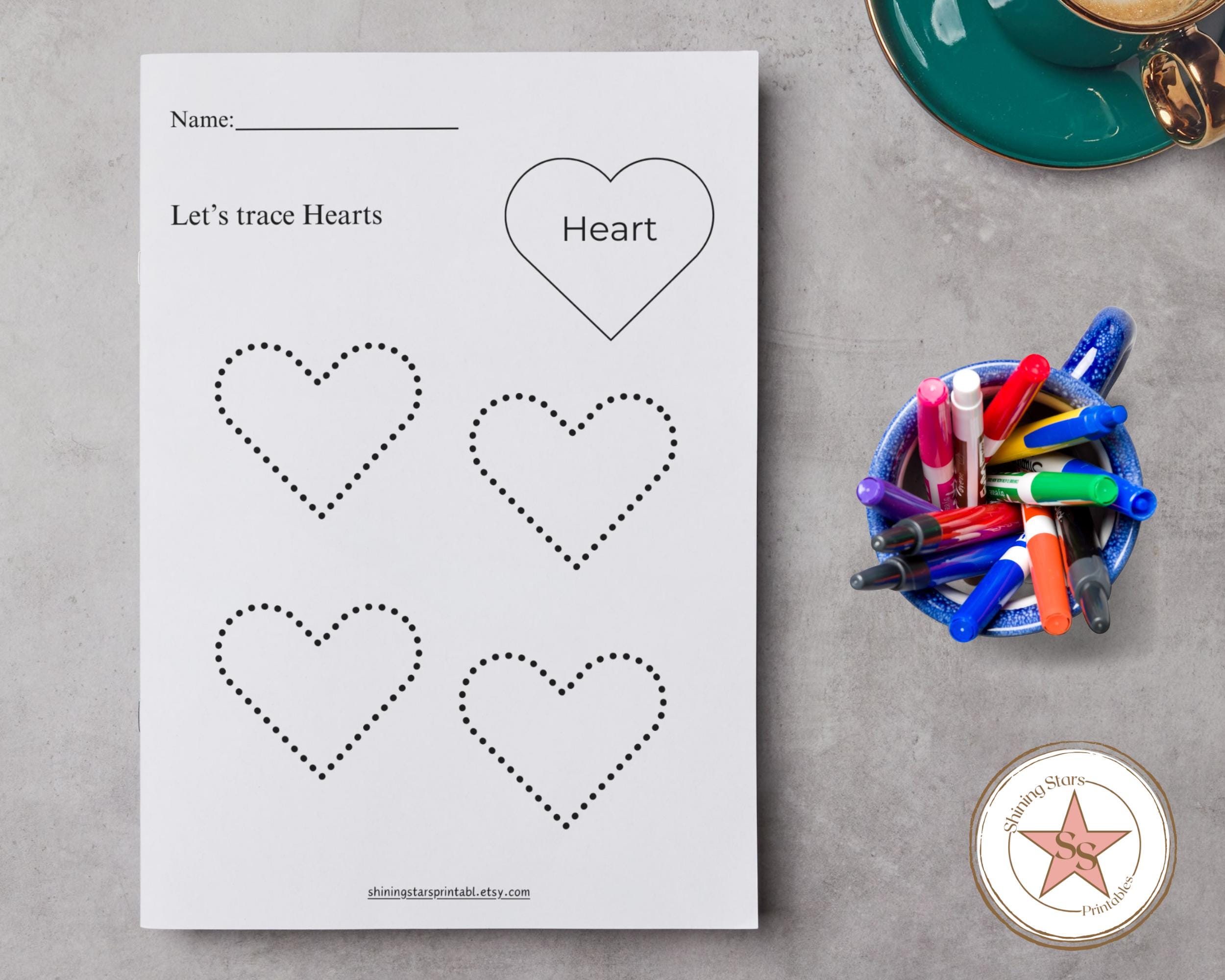 Line and Shapes Tracing Worksheets for Kids, Early Learning Tracing ...