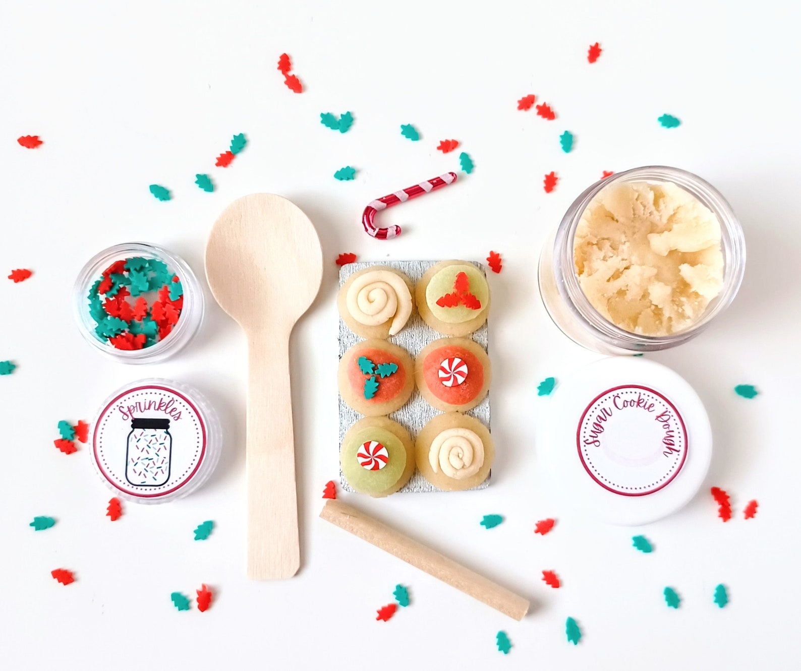 Elf Prop Christmas Cookies and Hot Cocoa for Santa Play Dough Kit Elf ...